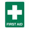 AED Flanged wall sign ( Metal ) 300x225mm - All First Aid & Safety